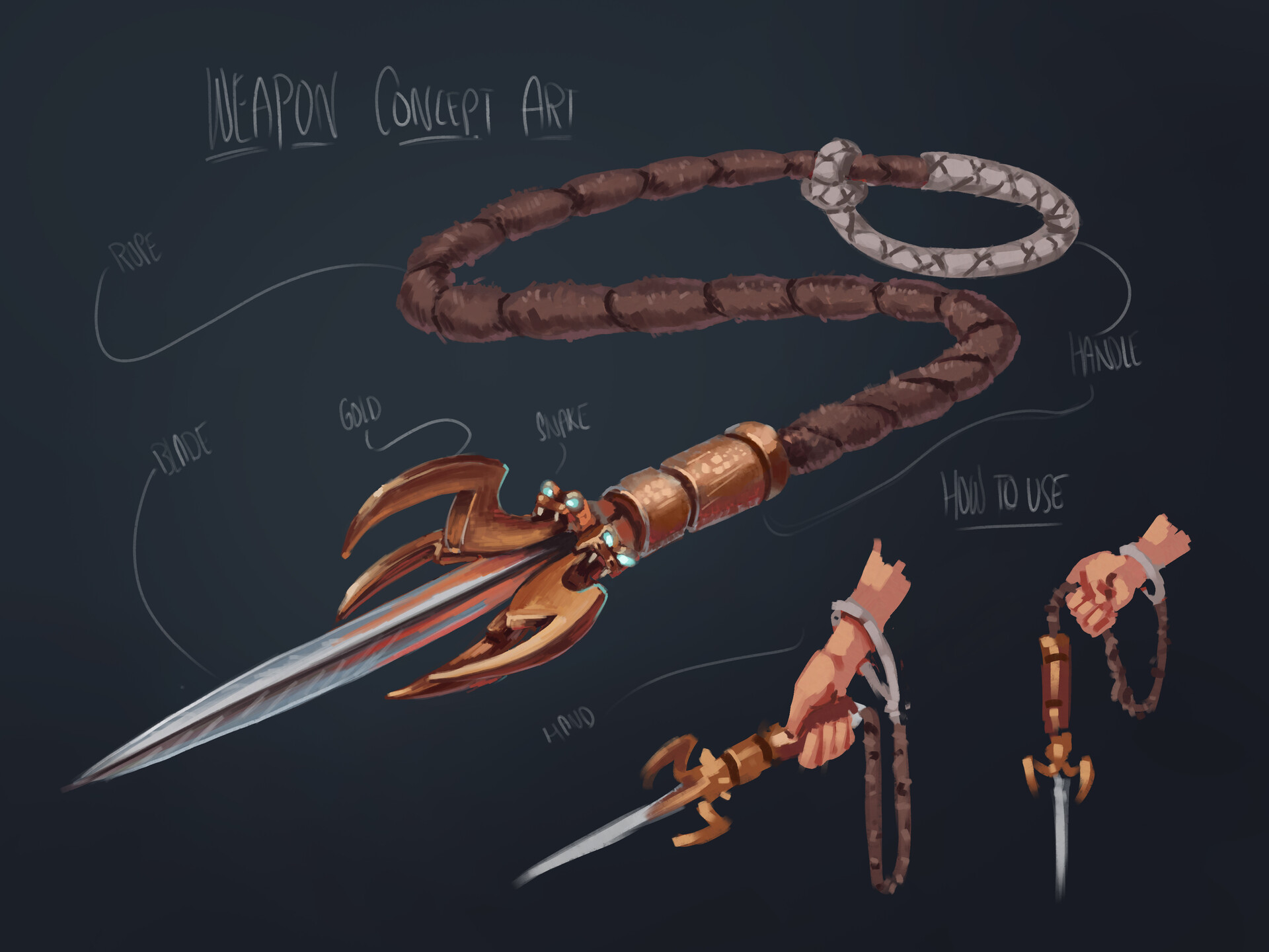 ArtStation - Weapon concept art