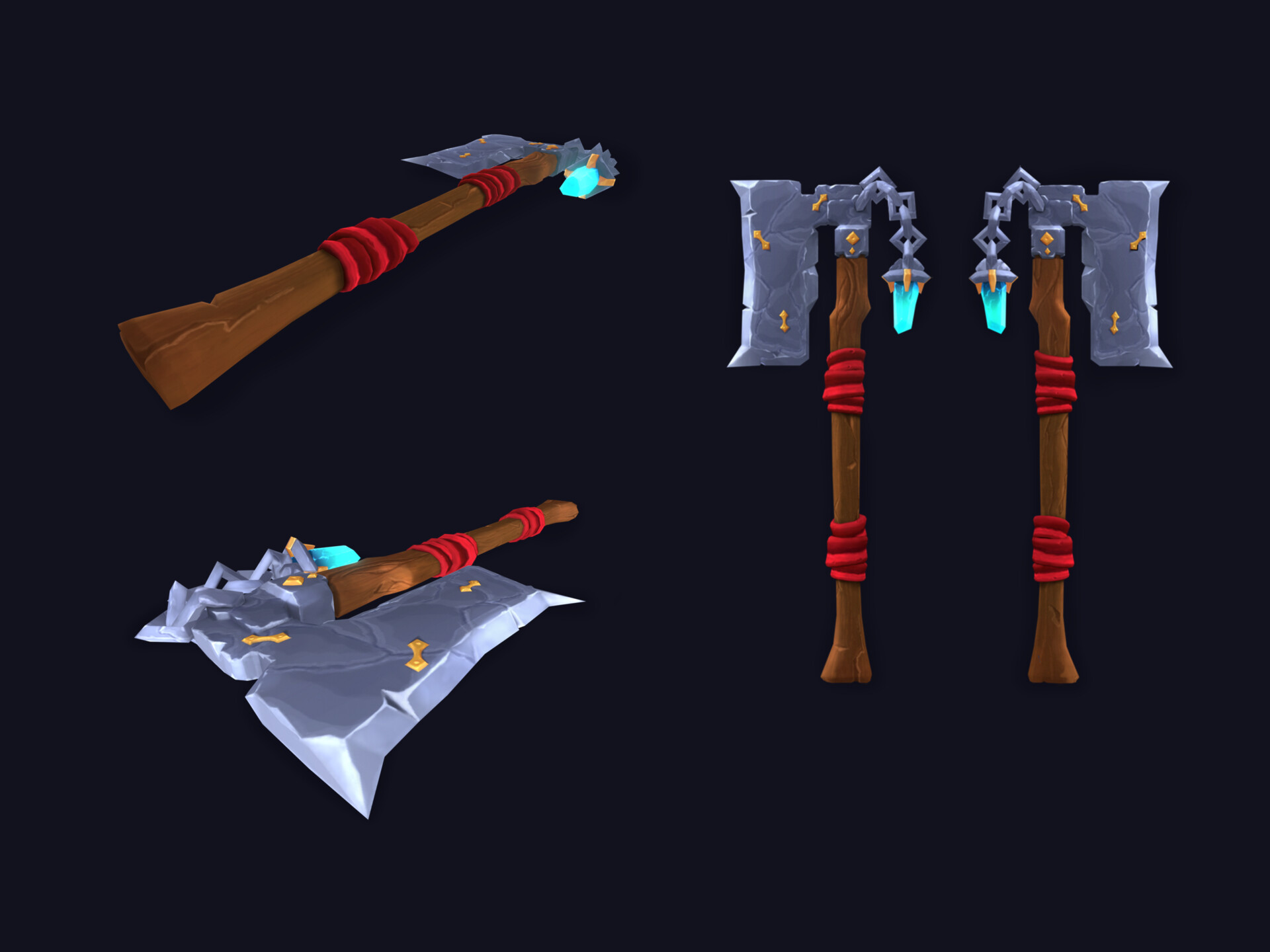 Alperen Ekinci - Dwarven Mine Keeper's Axe