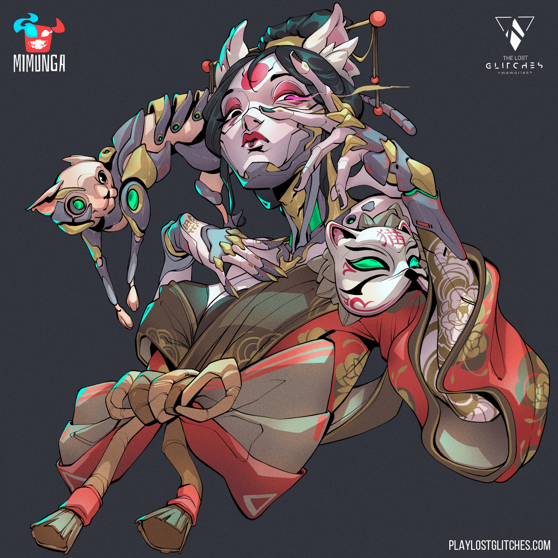 ArtStation - The Lost Glitches Character Design