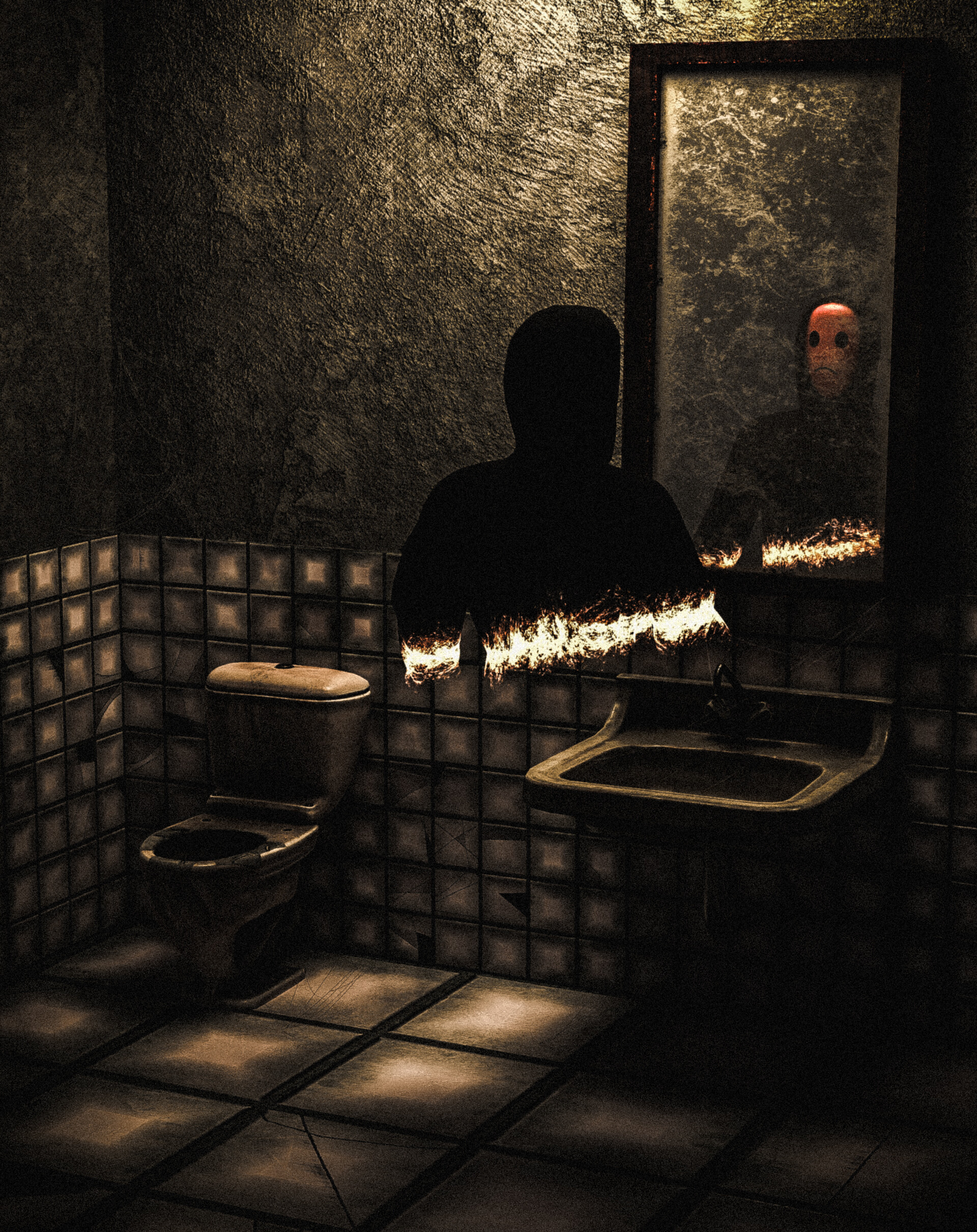 ArtStation - Sinister Bathroom