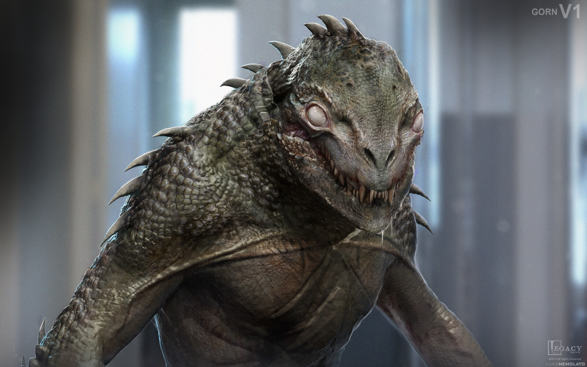 ArtStation - Star Trek - early Gorn design