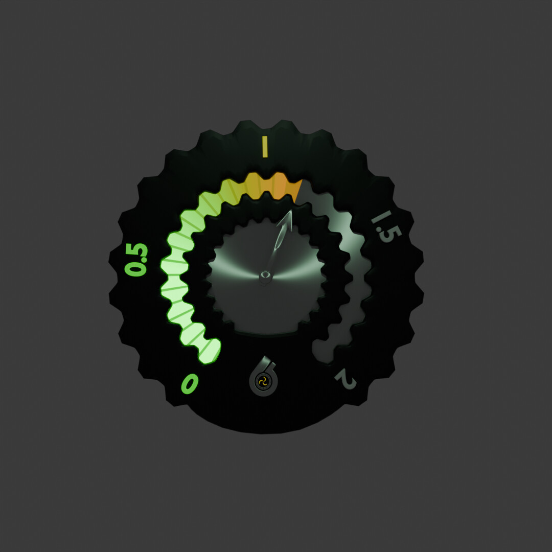 ArtStation - Turbo boost gauge