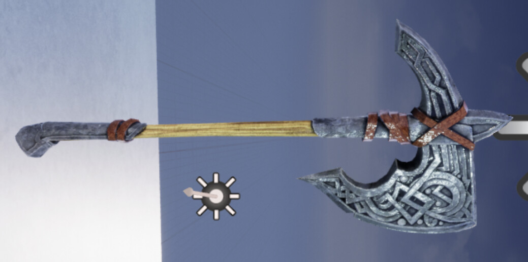 ArtStation - Fortnite Forebearer Axe recreation