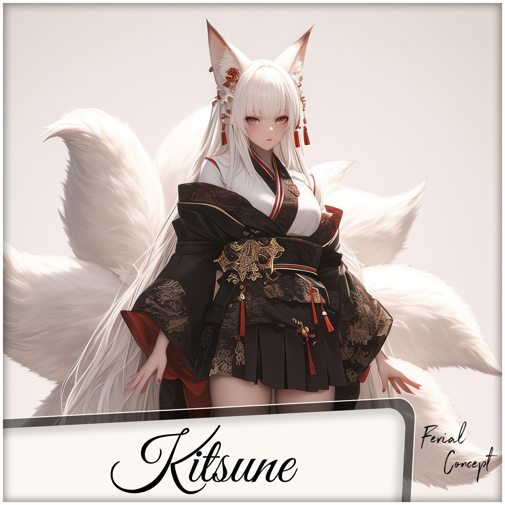 ArtStation - 🔹220 Kitsune - Anime Character Reference Image Pack v.79 |4K|