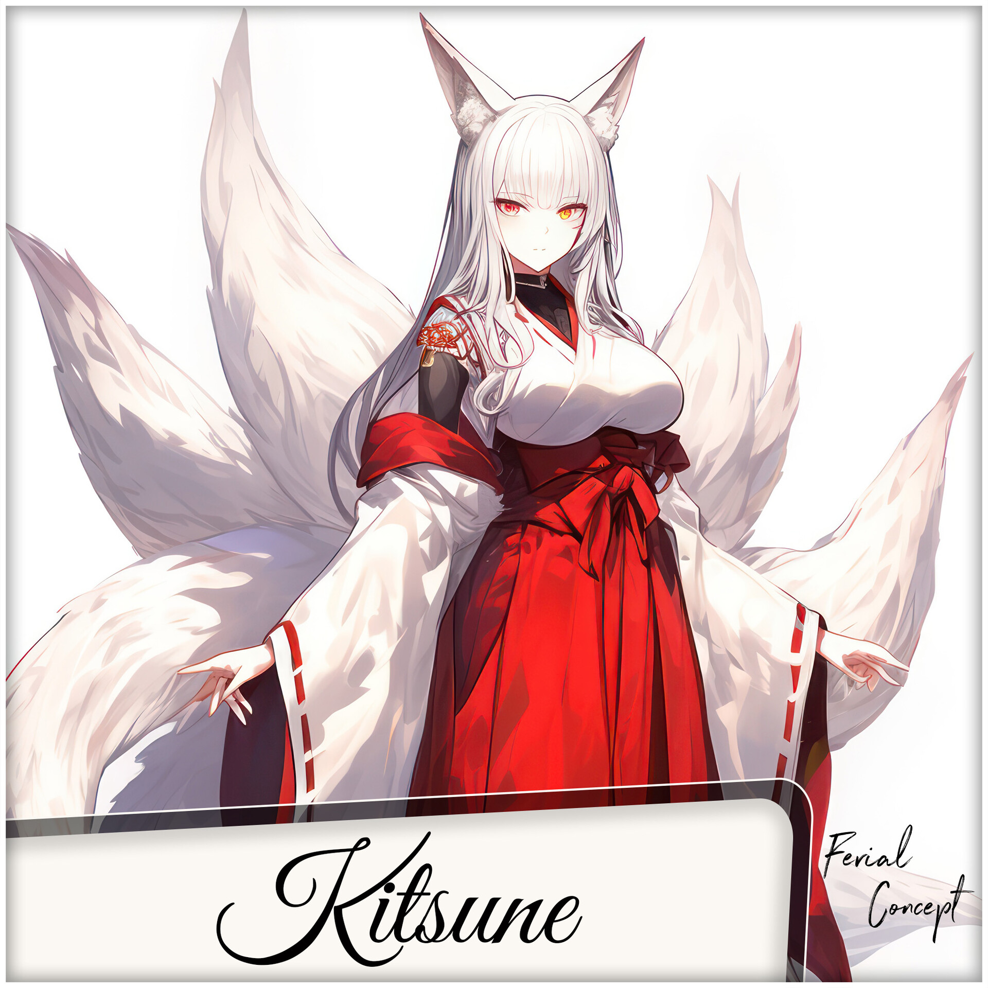 Ferial Studio - 🔹220 Kitsune - Anime Character Reference Image Pack v ...