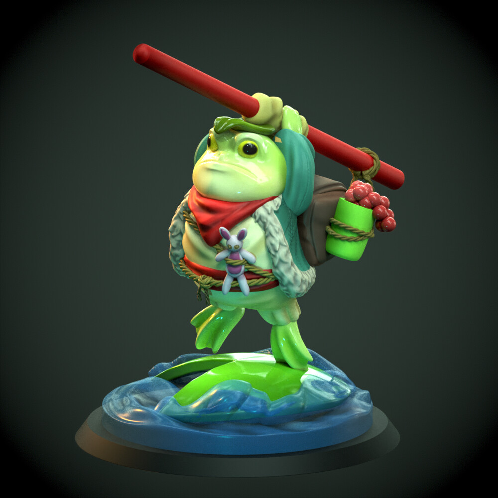 ArtStation - Sapito guardian.