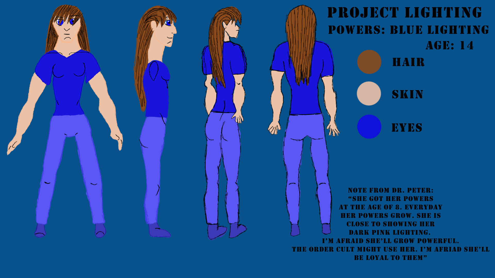 Amy Allison - Handrawing: Outcasts Project Lighting