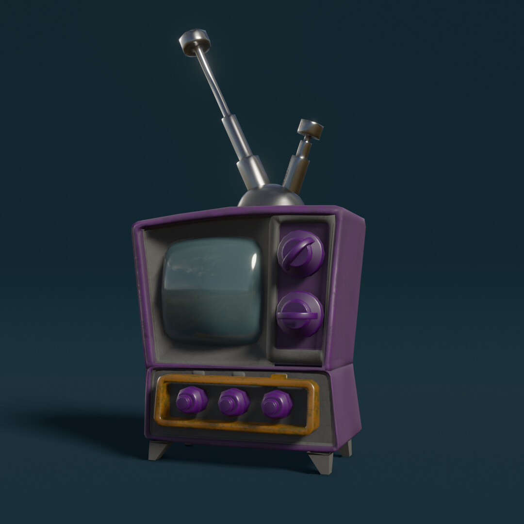 ArtStation - Stylized Television
