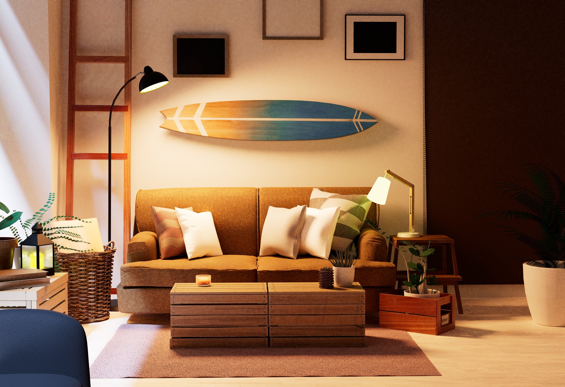 ArtStation - Interior room model scene