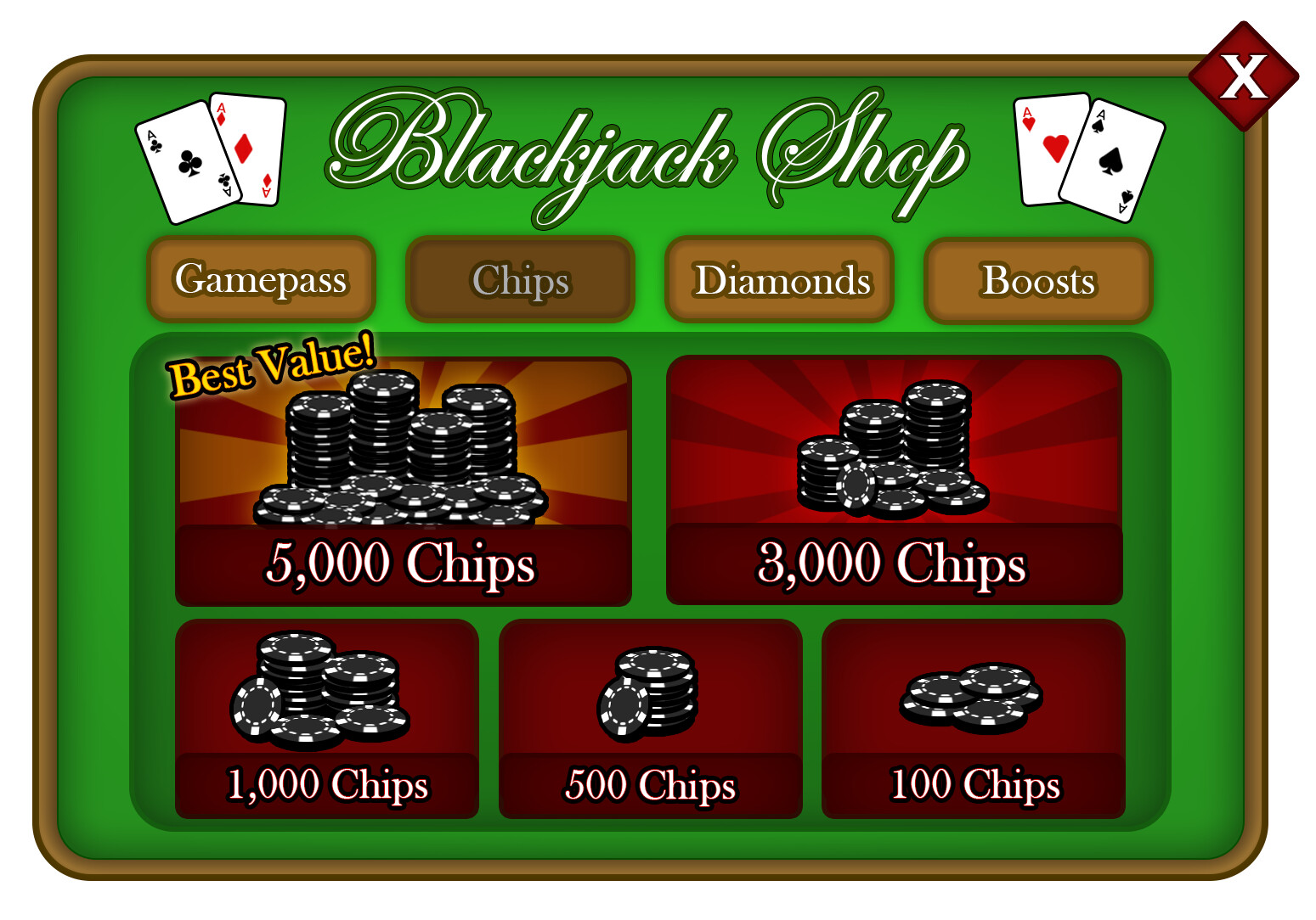 ArtStation - Black Jack UI