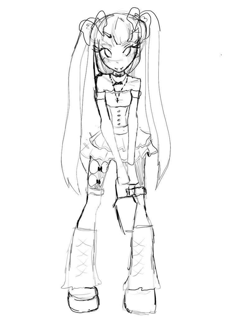 ArtStation - Drac Character Sketch