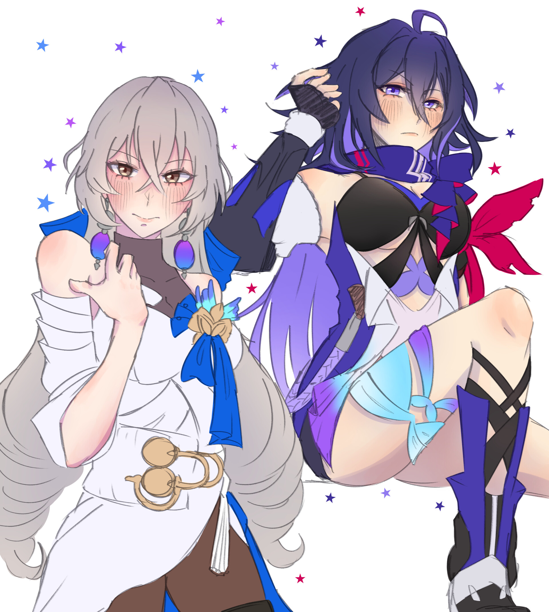 ArtStation - Bronya & Seele