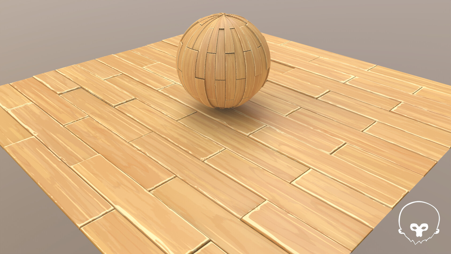 ArtStation - Stylized Wood Floor