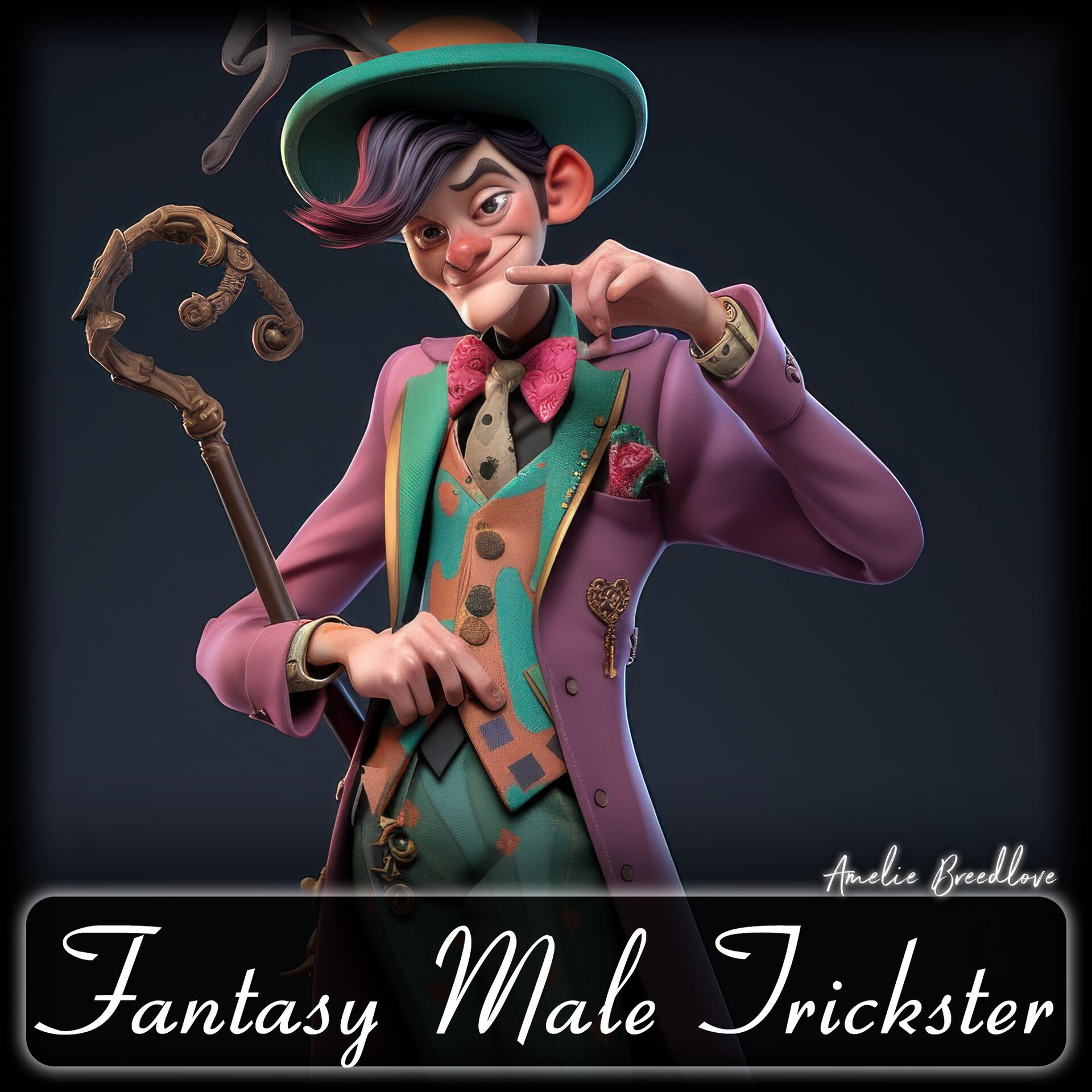 ArtStation - 200 Fantasy Male Trickster Reference Pack | 4K | v.99