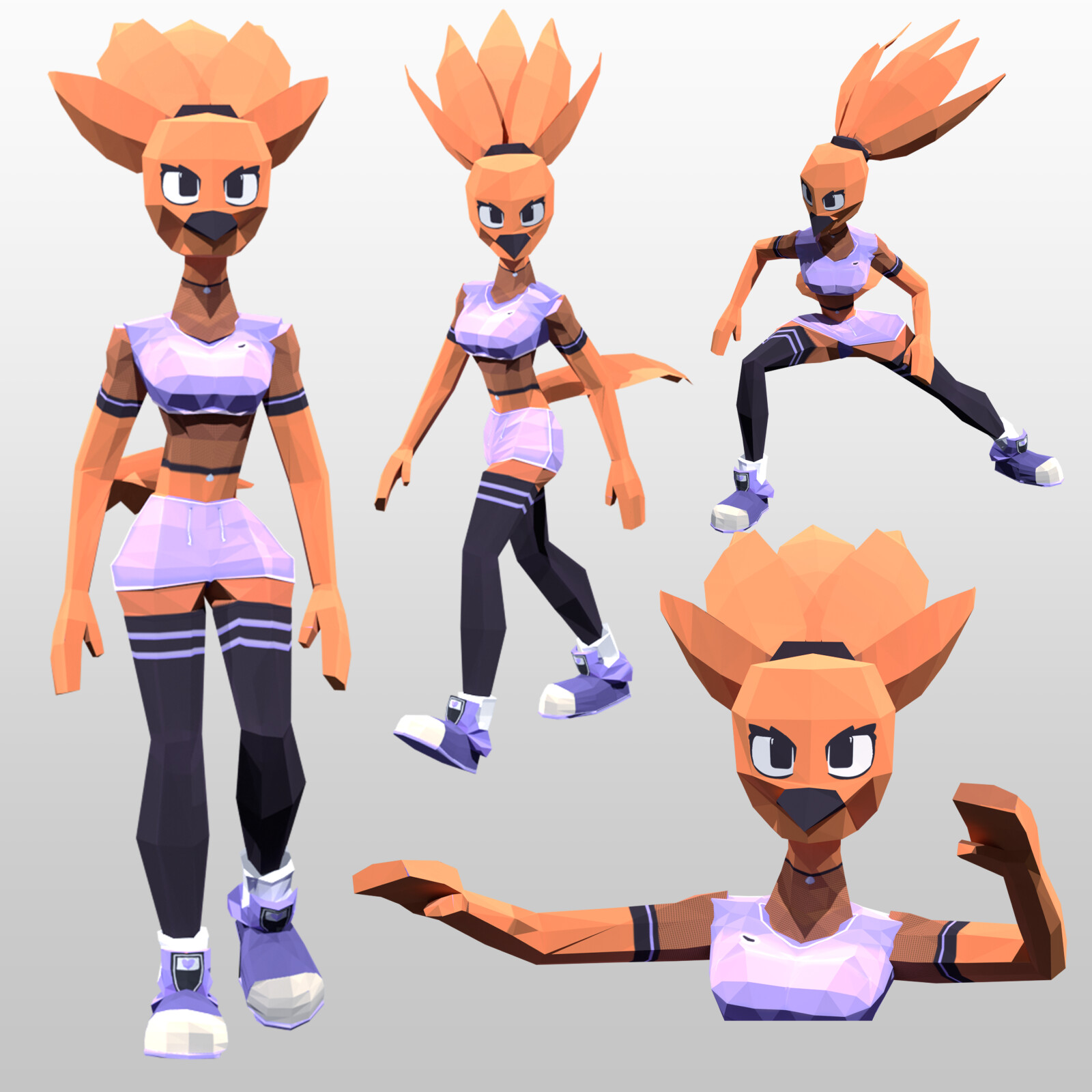 ArtStation - Low Poly Practice - Modeling and Texturing