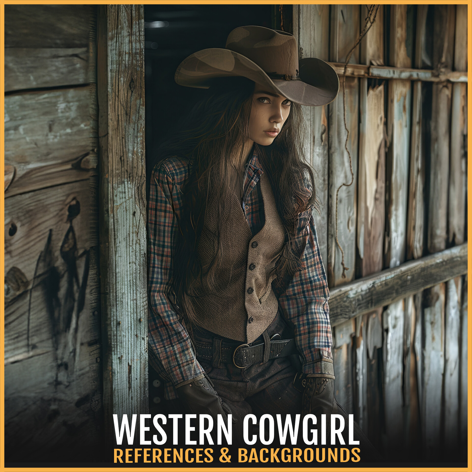 ArtStation - 505 Western Cowgirl