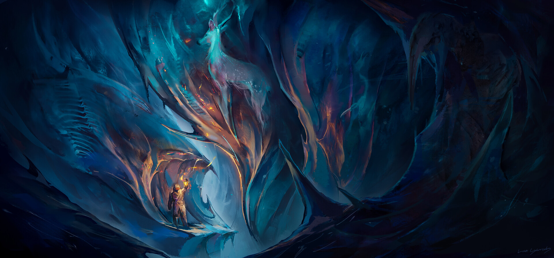 ArtStation - Deep In the Ice Caves