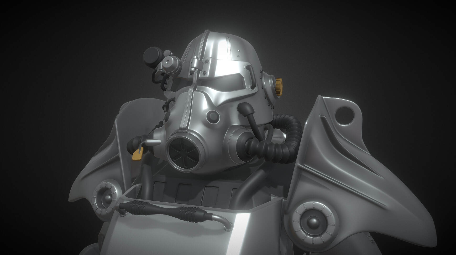 ArtStation - Power Armor T45 from Fallout