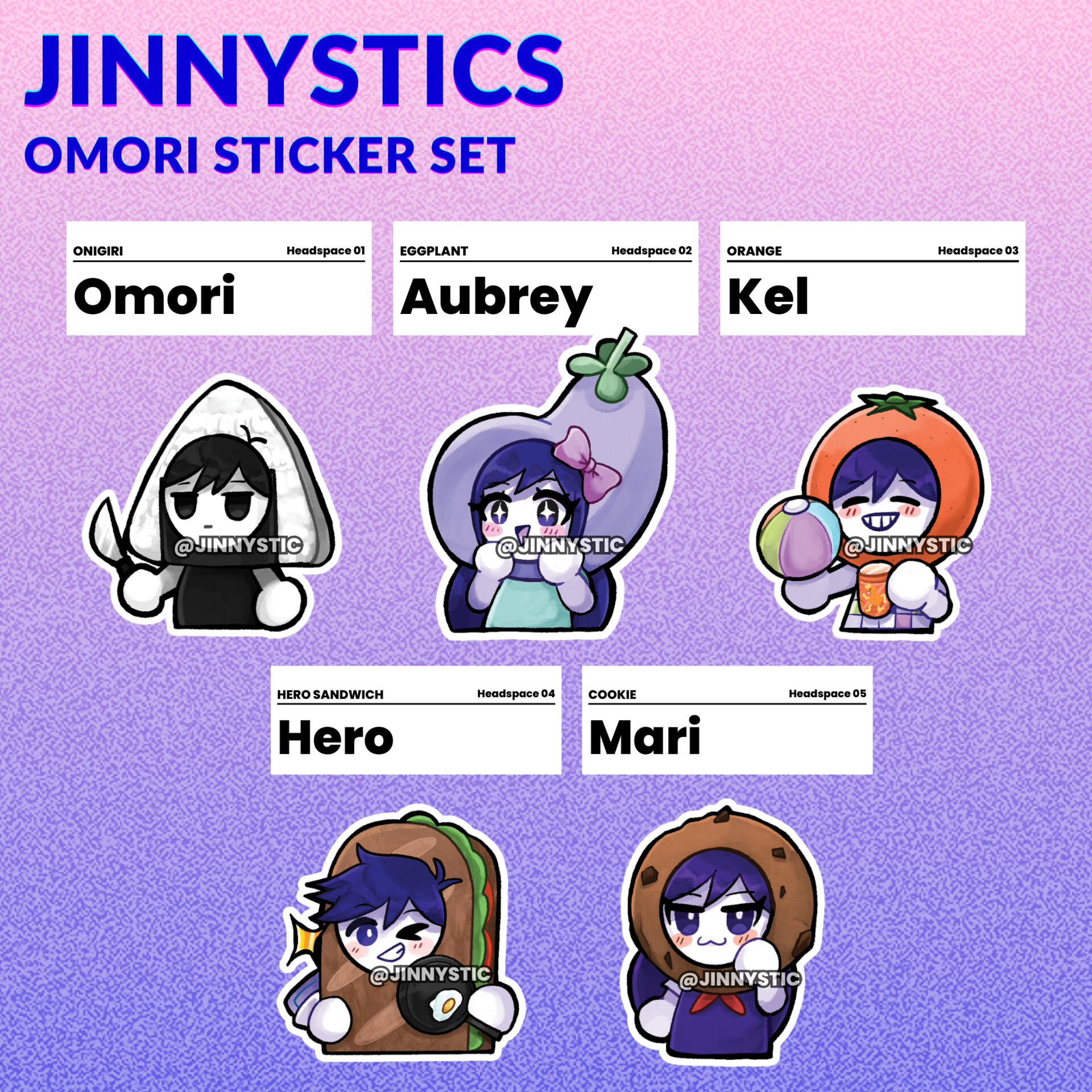 ArtStation - Chibi Omori Stickers