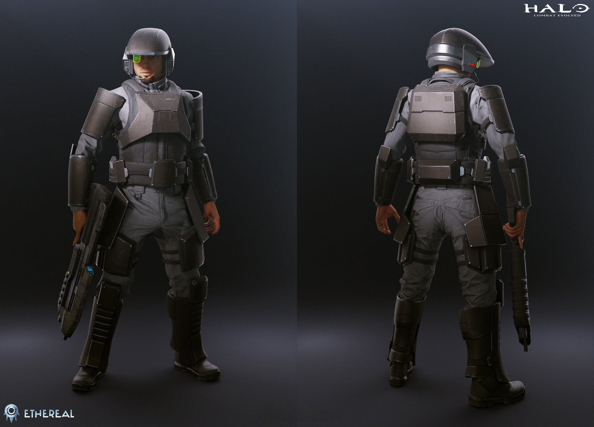 Kristian Gallina - Halo: Combat Evolved | Marine - Remastered