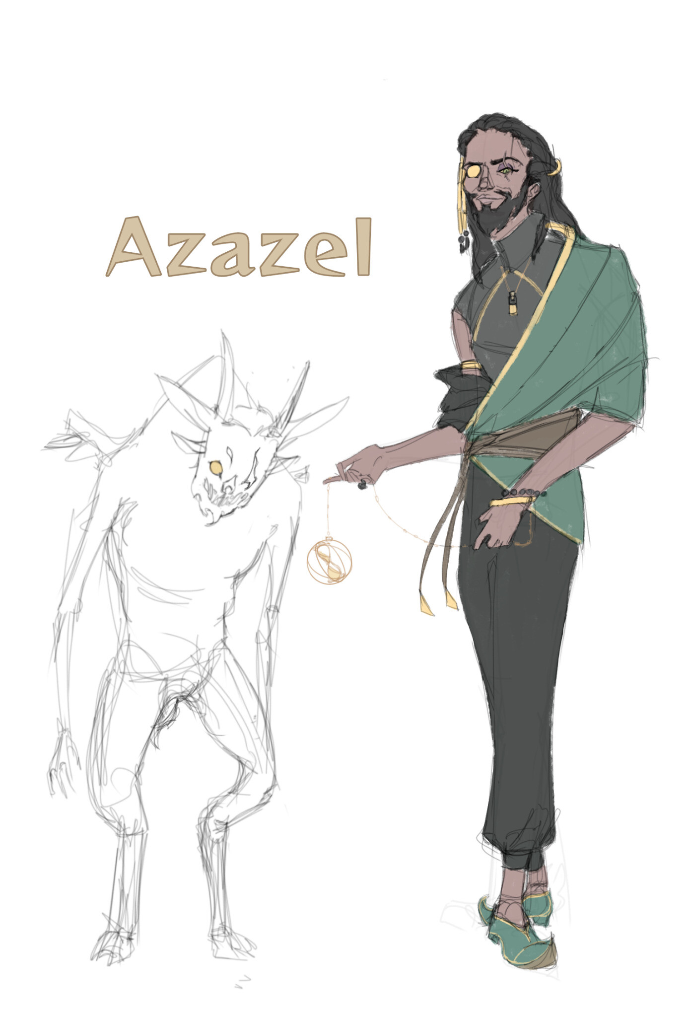 ArtStation - The Fallen (Azazel and Asmodeus)