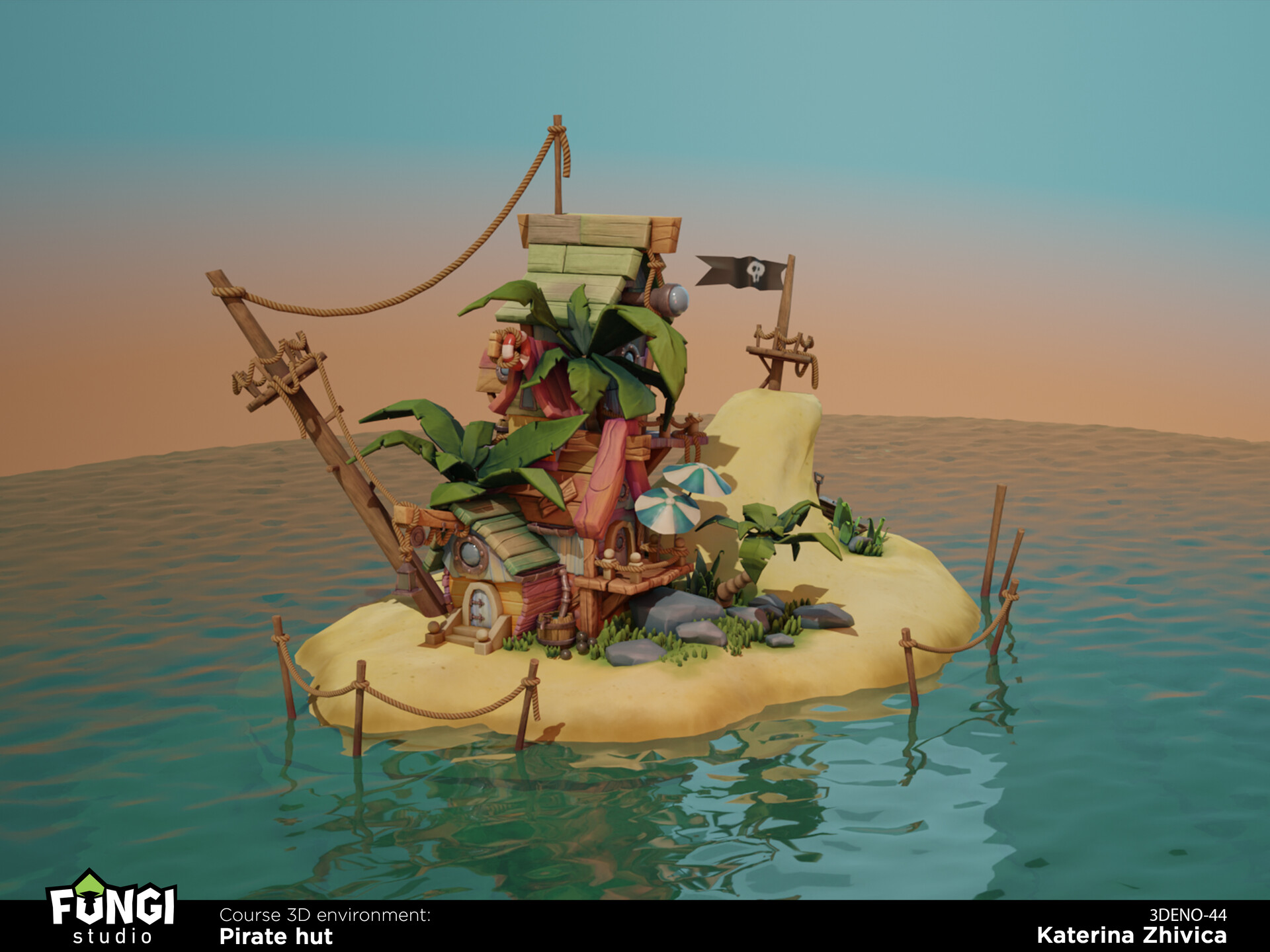 ArtStation - Pirate Hut