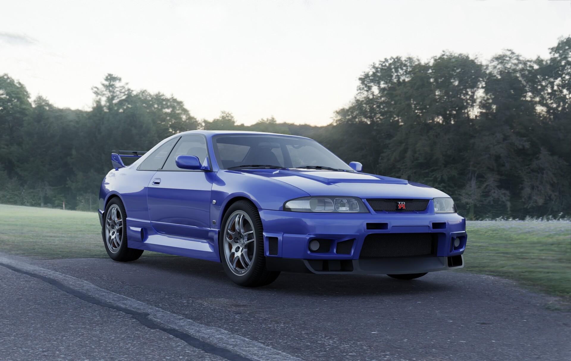 ArtStation - Nissan Skyline GT-R (R33)