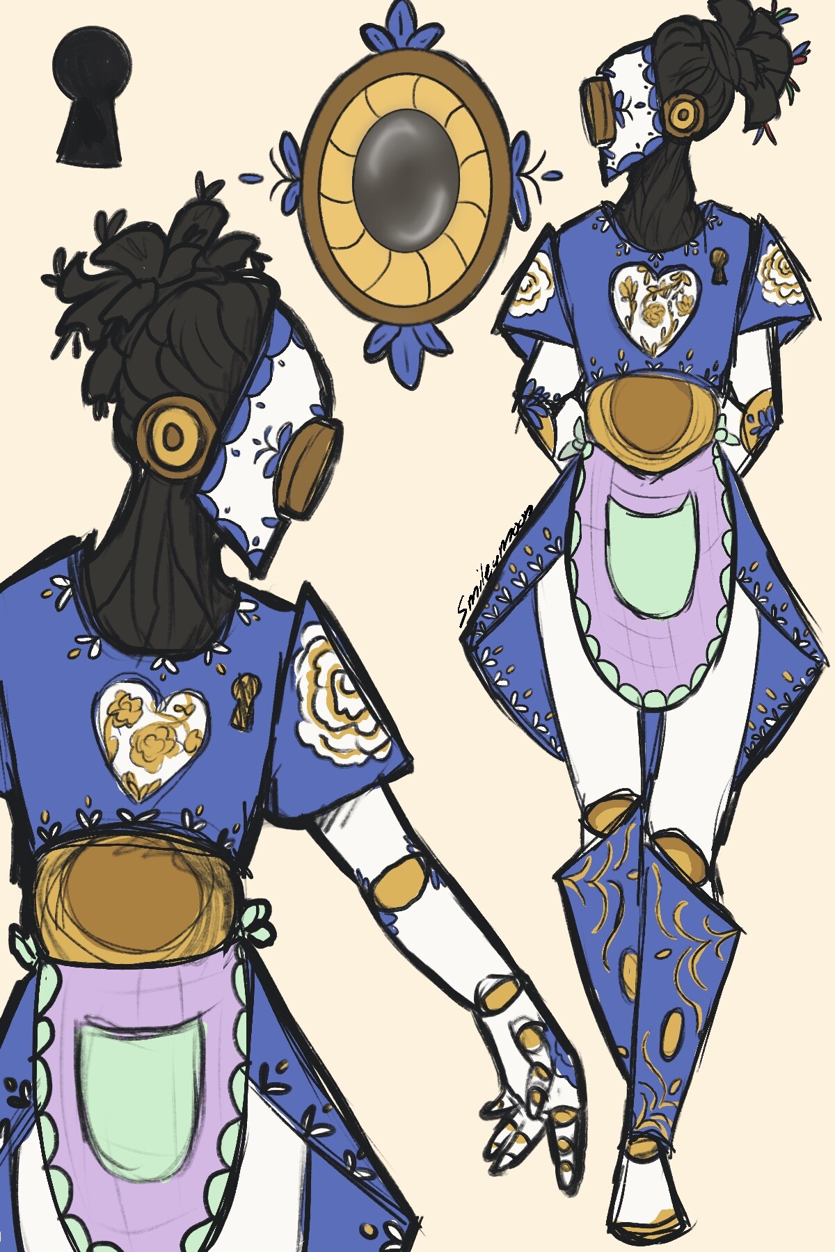 ArtStation - A character concept of a Clank Seraph