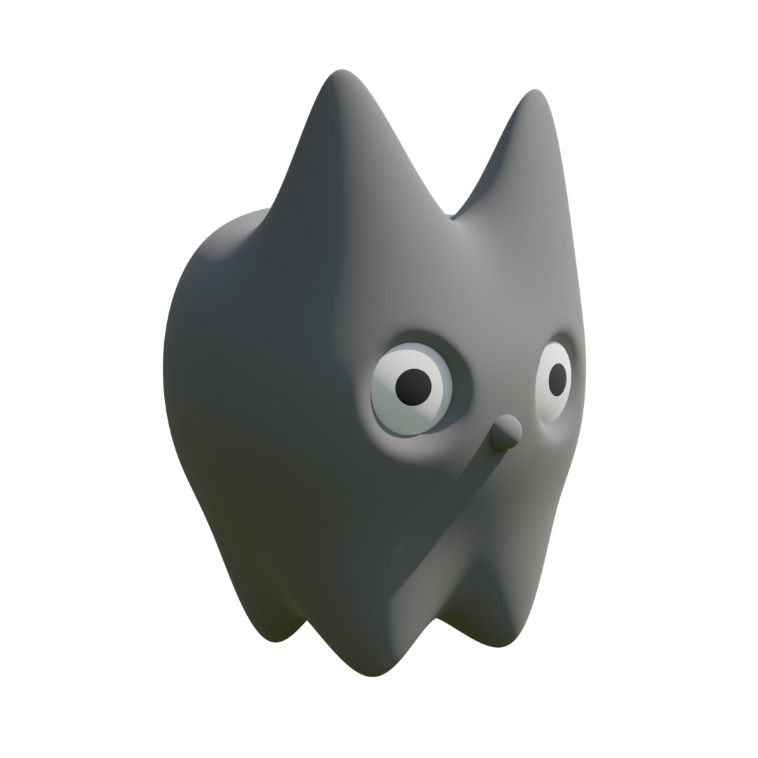 ArtStation - Gray Cat