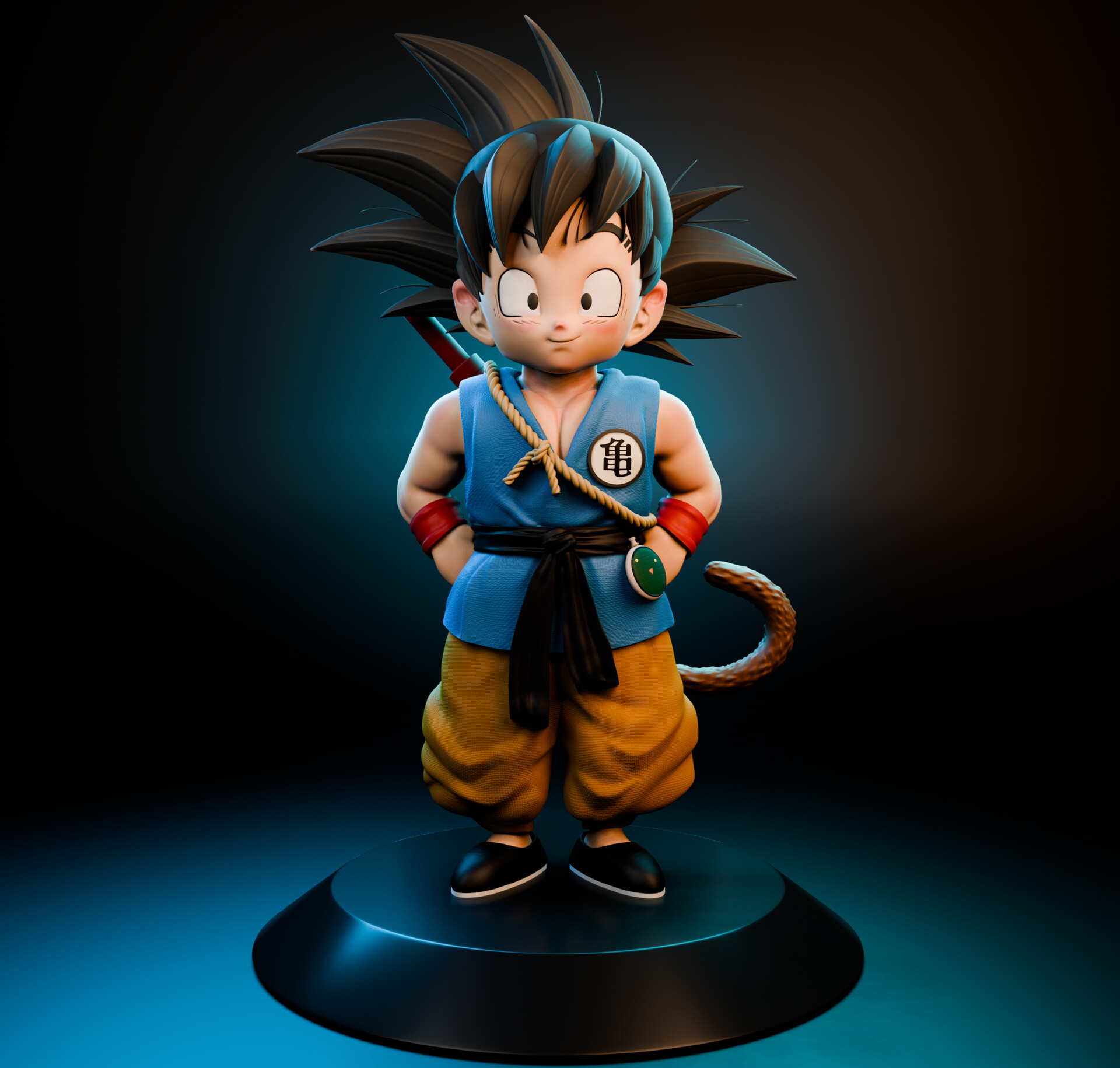 ArtStation - Goku 3d camp- libel