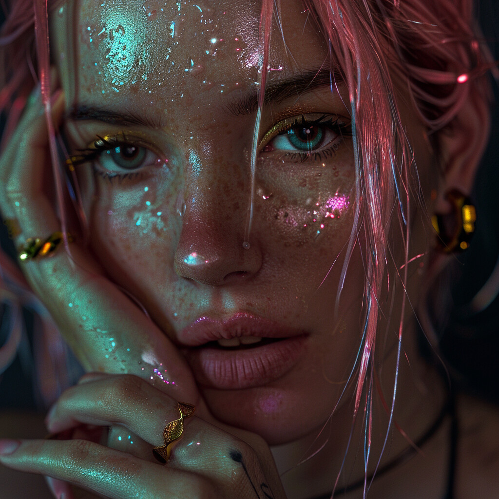 ArtStation - Wet beautiful Face