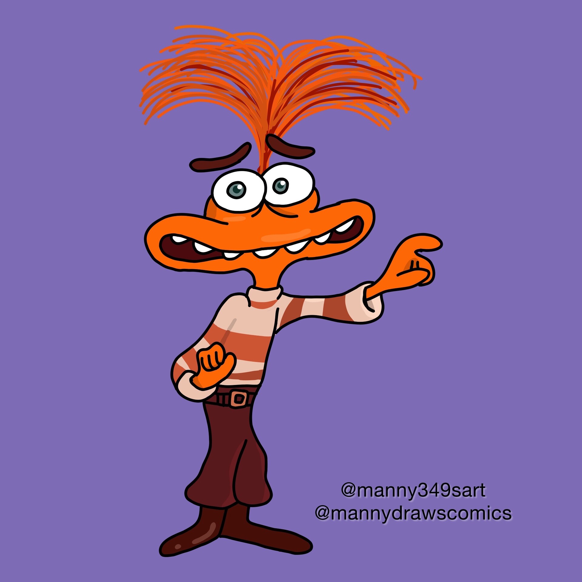 ArtStation - Anxiety from Inside Out 2