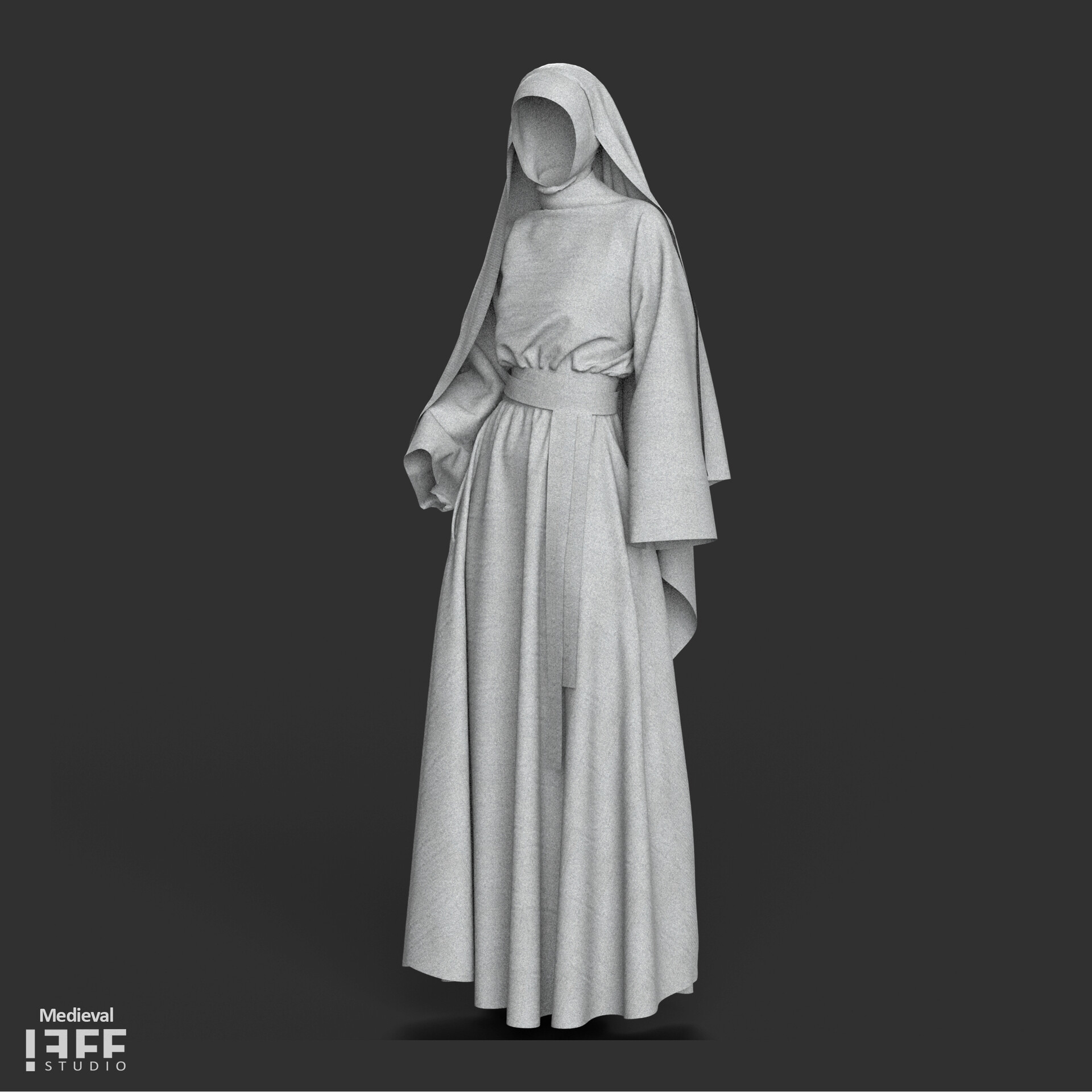 ArtStation - 27 MEDIEVAL AND TRADITIONAL STYLE CLOTHES 3D MODELS