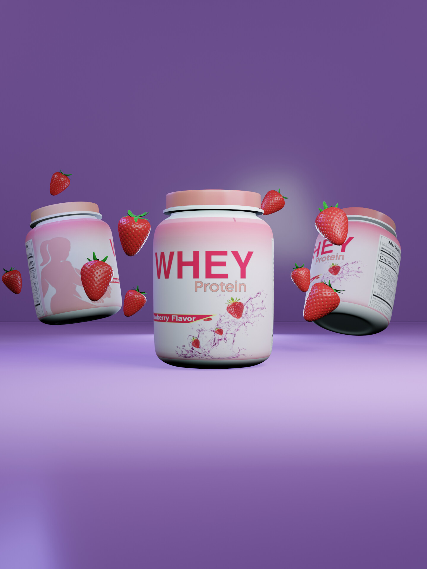 ArtStation - Whey Protein Visualization