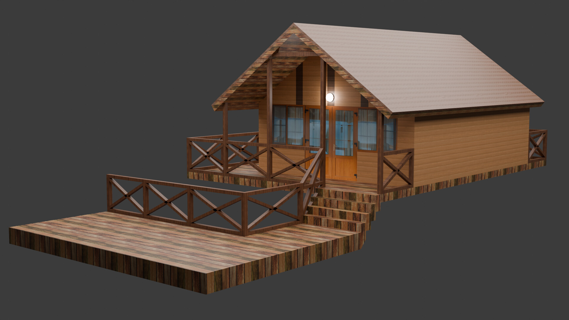 ArtStation - Fisherman's house ( Low poly samp model )