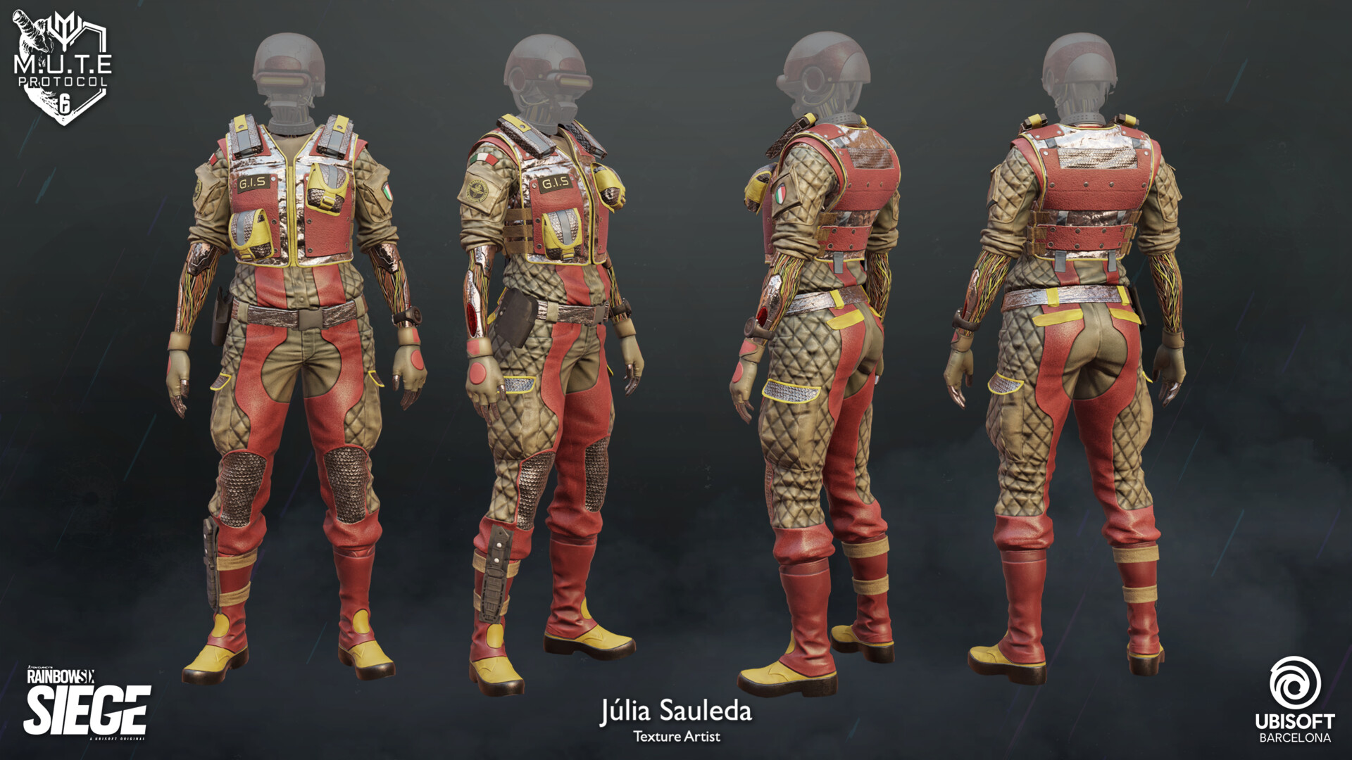 Júlia Sauleda - Rainbow Six Siege - Uniform Skins II