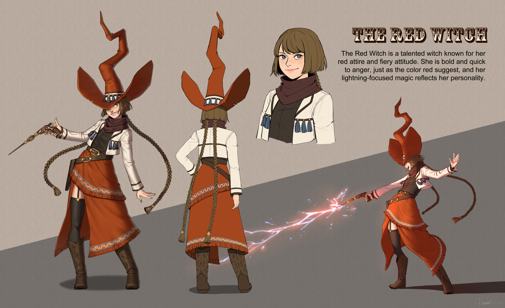 ArtStation - The Red Witch