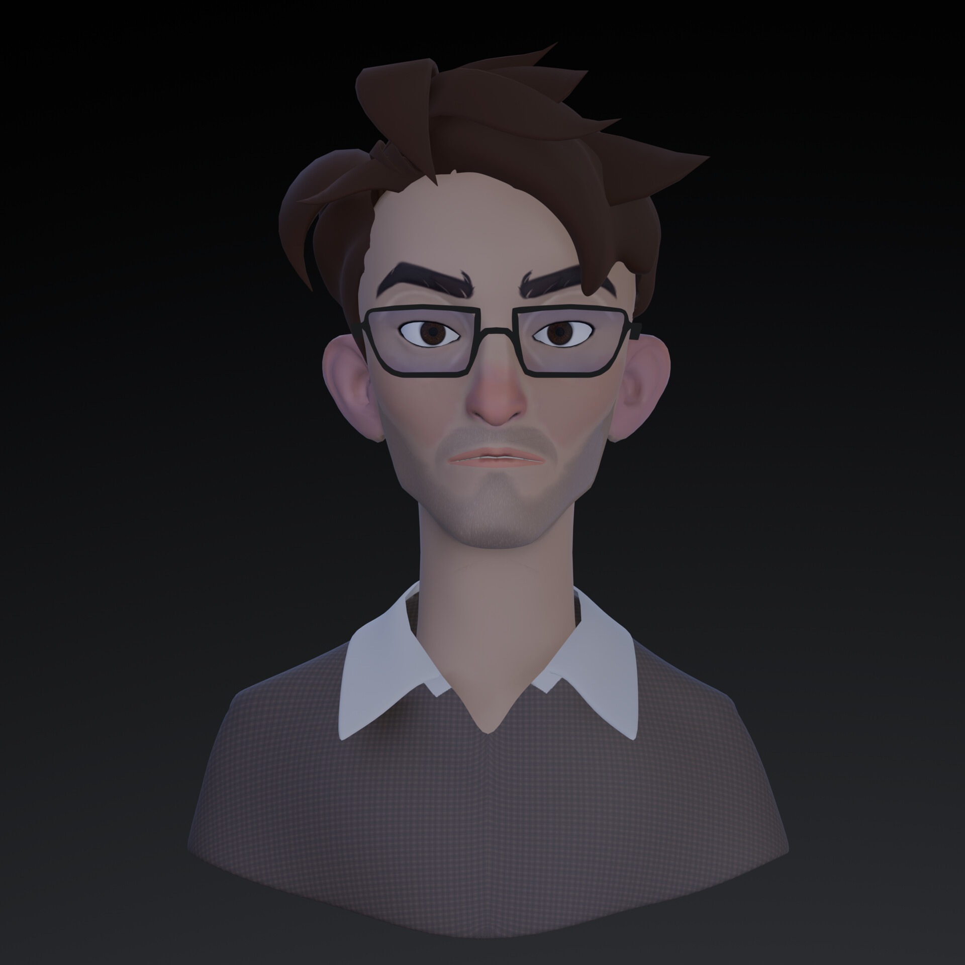 ArtStation - 3d Head Model made in Blender