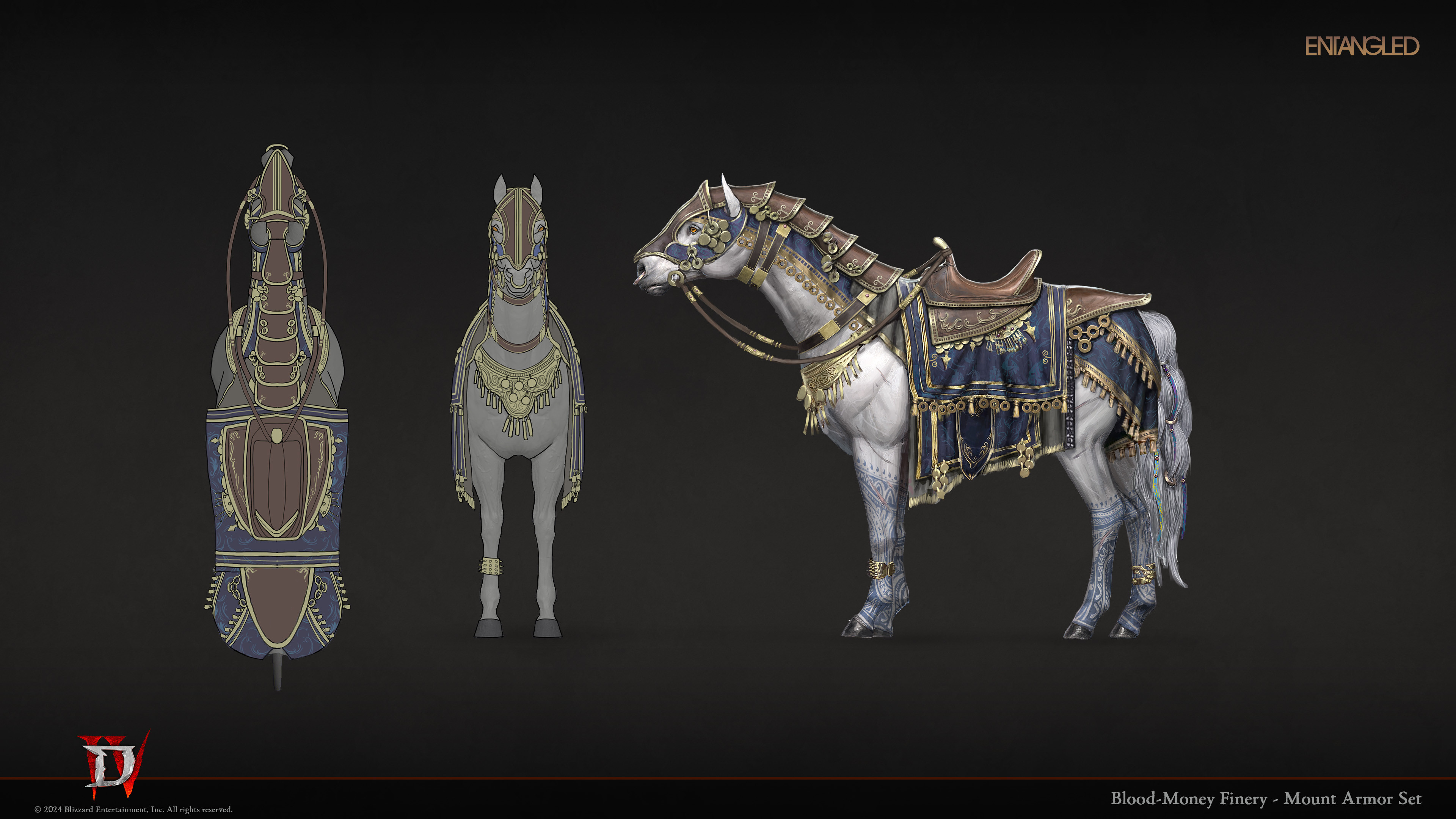 ENTANGLED Studio - Diablo IV | Blood-Money Finery Concept Art