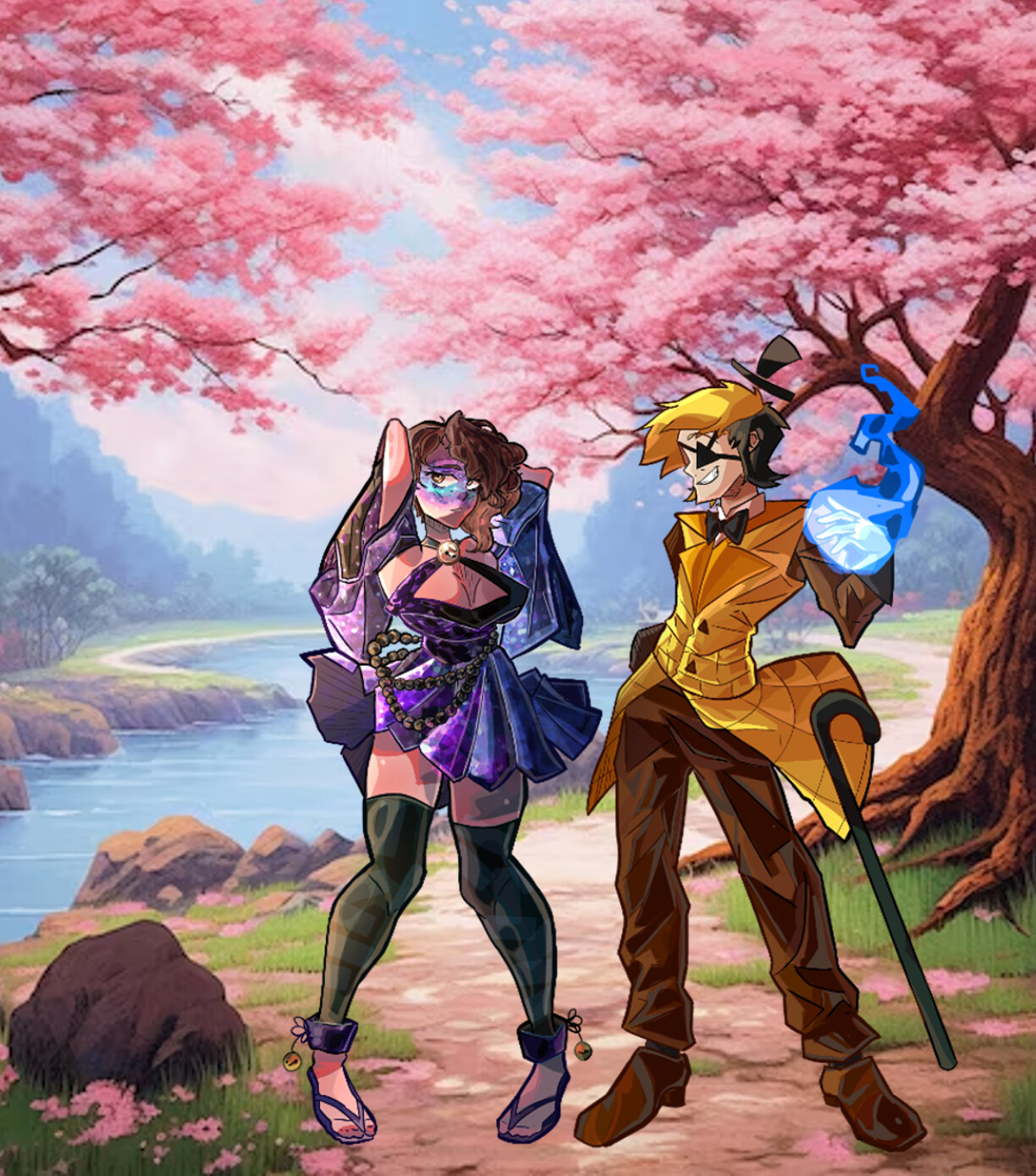 ArtStation - Crossovers 53: Ashlynn Woods meets Bill Cipher