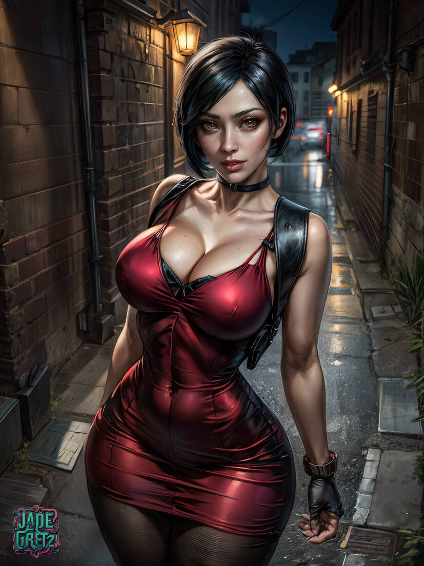 ArtStation - Ada Wong: Whispering Shadows by Jade Gretz