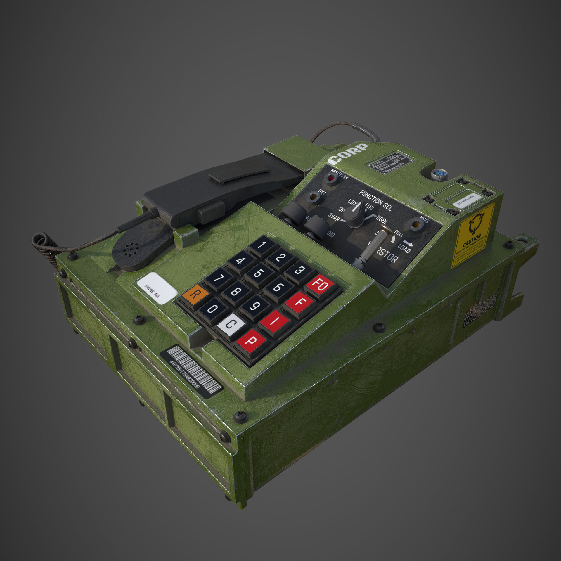 ArtStation - DSVT-KY68 Army Telephone