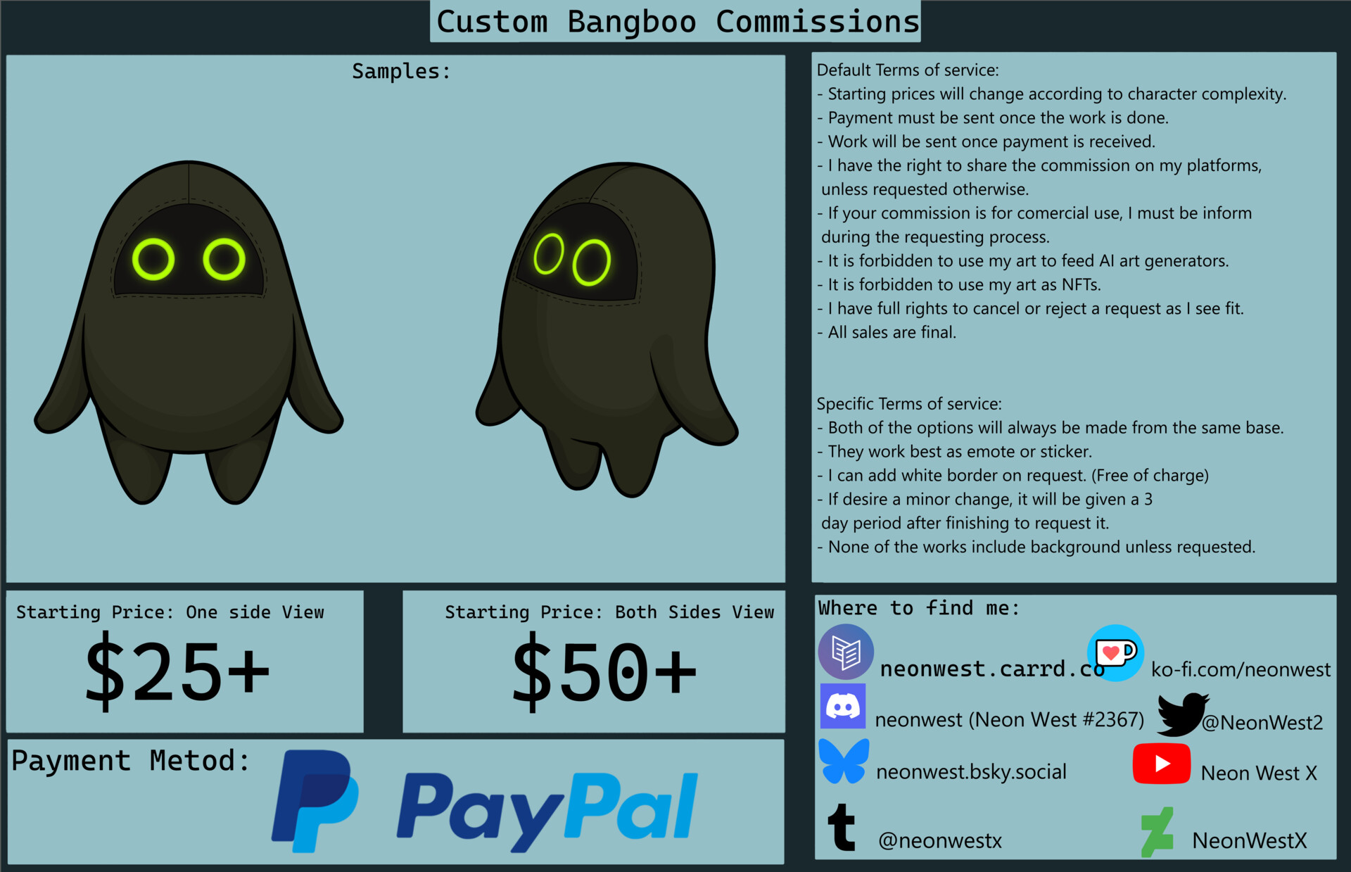 ArtStation - Bangboo COmmission Sheet