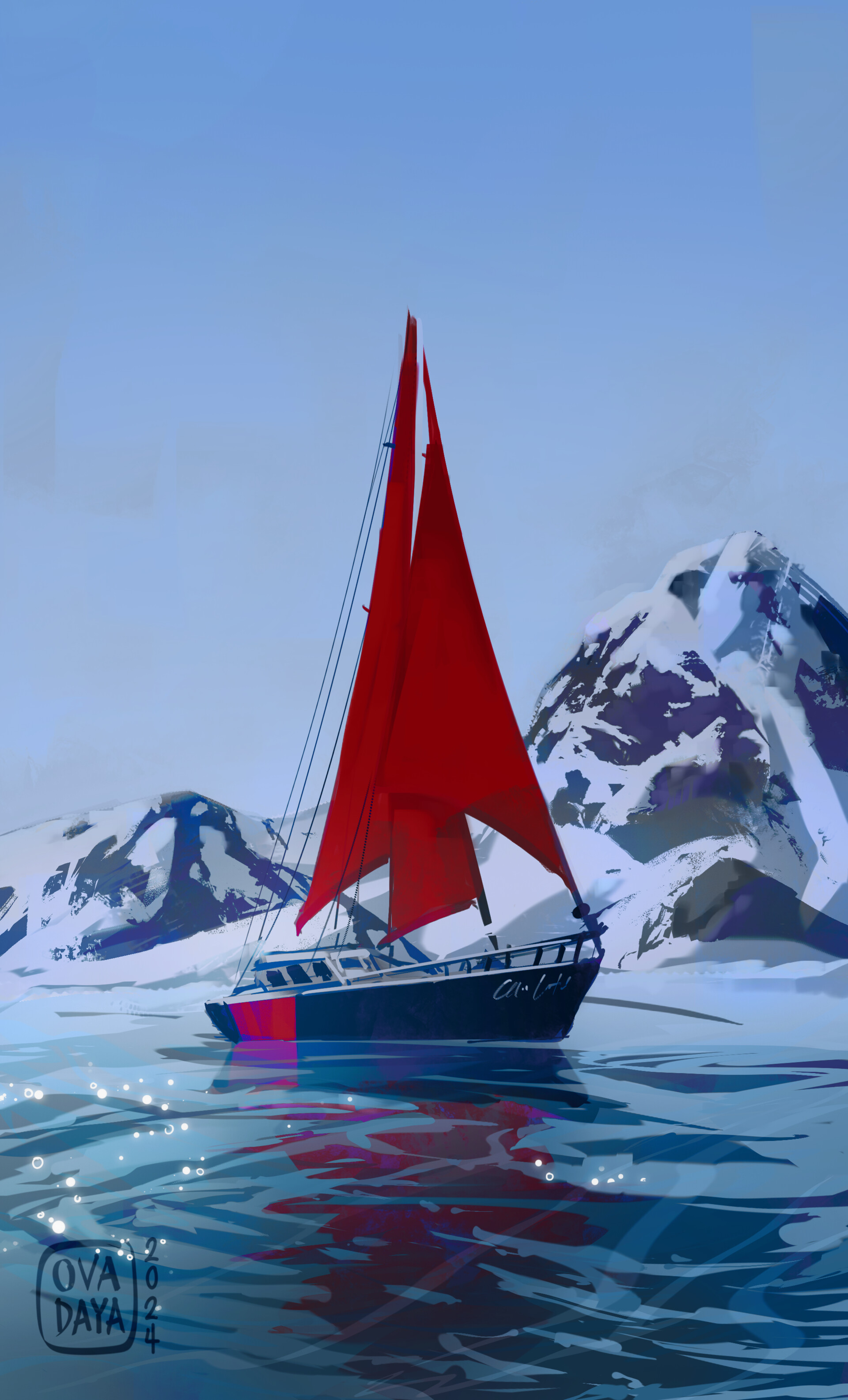 ArtStation - The Red Boat
