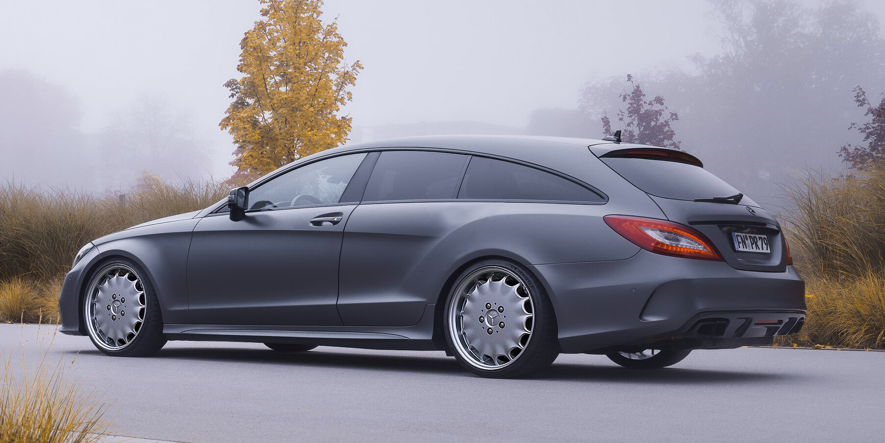 ArtStation - MERCEDES CLS 63 AMG BREAK COUPE