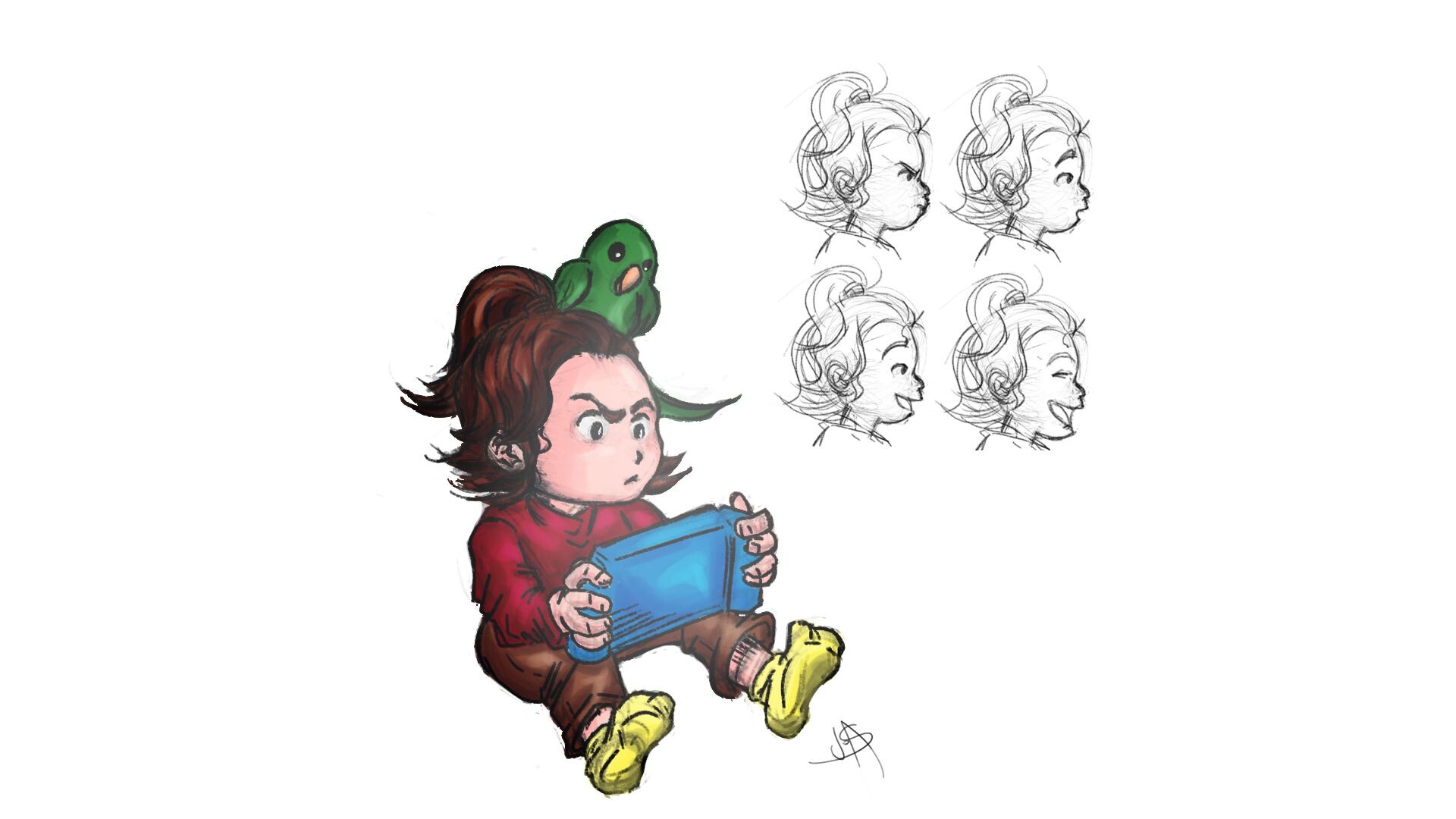 ArtStation - Helena and Pingo