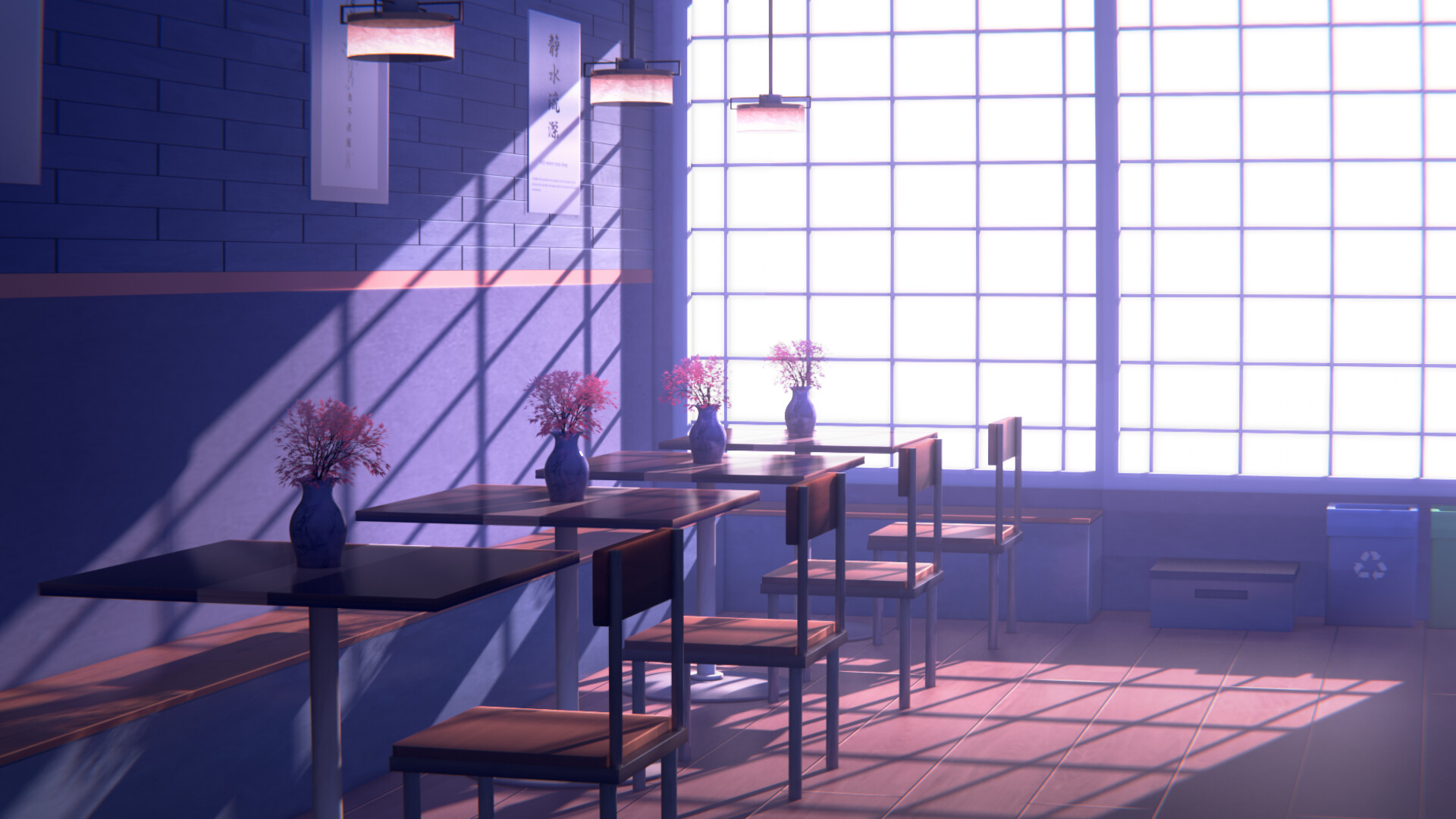 ArtStation - Cafe Window and Morning Tales