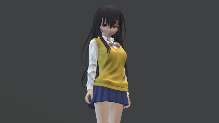 ArtStation - 3d mmd model