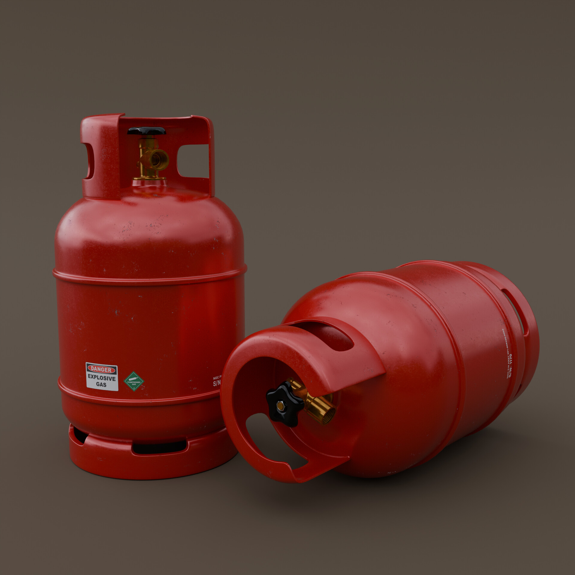ArtStation - Gas Cylinder Model