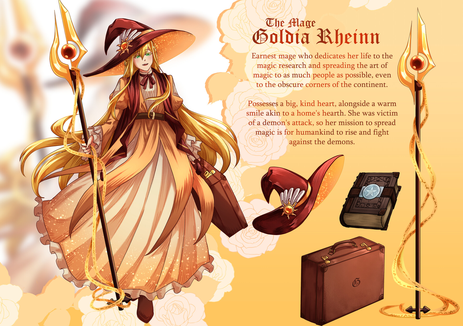 ArtStation - [OC] Goldia Rheinn